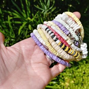 Vintage | Jewelry | Vintage Shell Bracelets | Poshmark